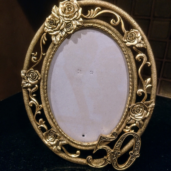 Other | Vintage Ornate Metal Photo Frame | Poshmark